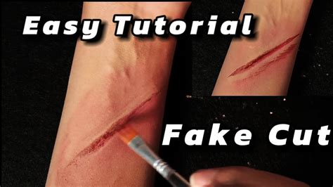 How To Make A Fake Cut With Makeup