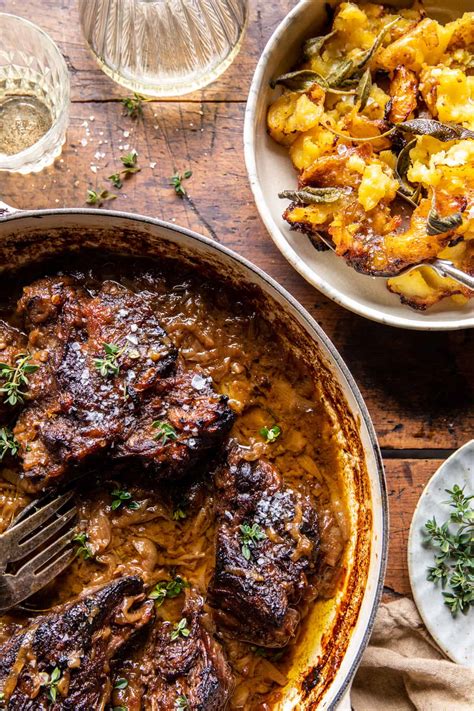 Cider Braised Pot Roast With Crispy Sage Butter Potatoes Half Baked