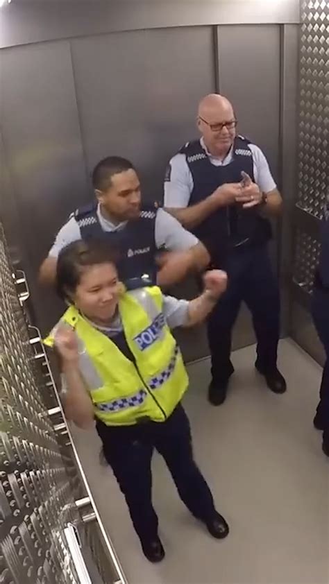 Police Fill Elevator Silence With Sick Beat Magic Caught On Elevator