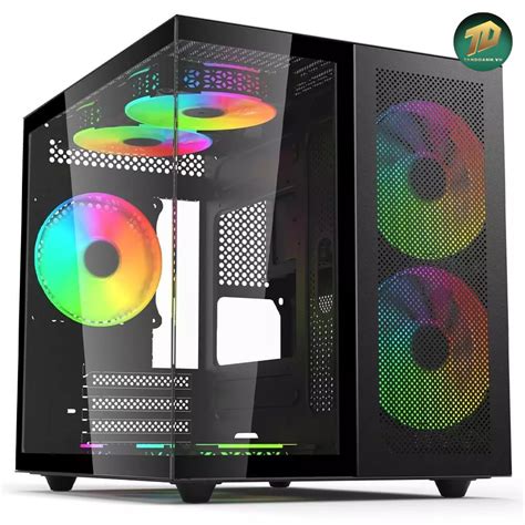 Infinity Cube Computer Case Micro Atx Chassis With 1 Kaze Fan