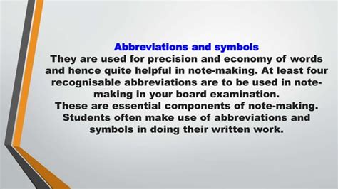 Note Making Class 11 Ppt