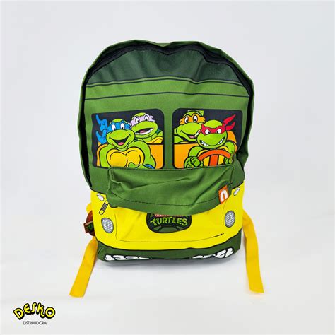 Mochila Tortugas Ninja New Cat Logo Desko Distribuidora