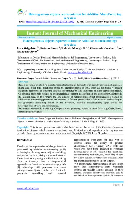 Pdf Heterogeneous Objects Representation For Additive Manufacturing