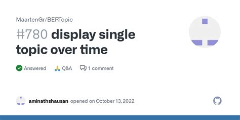 display single topic over time · maartengr bertopic · discussion 780