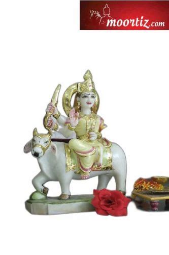White Painted 12inch Umiya Mata Marble Statue For Worship At Rs 16500