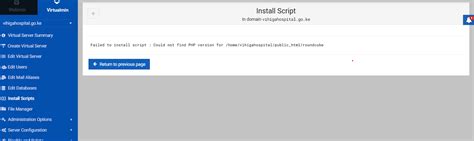 Unable To Install Roundcube Help Home For Newbies Virtualmin