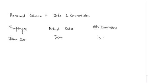 ACCESS Use The Expression Builder To Change The Commission Column To A
