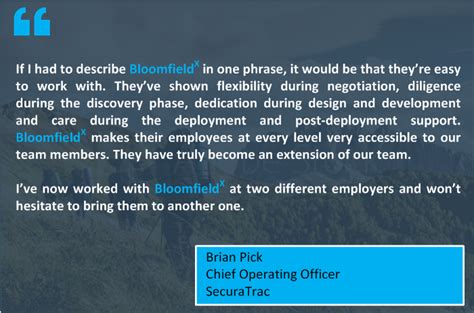 Bloomfieldx A Data And Analytics Solution Provider