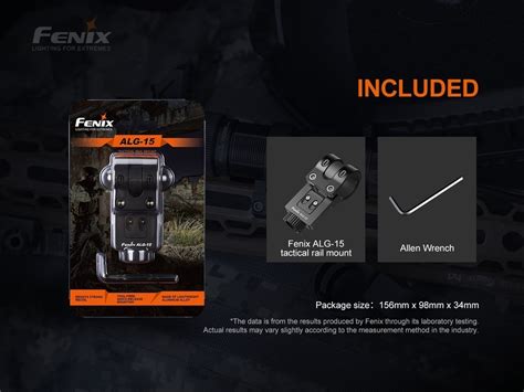 Jual Fenix Alg 15 Tactical Rail Mount Harga Promo Terbaik Dan Terbaru