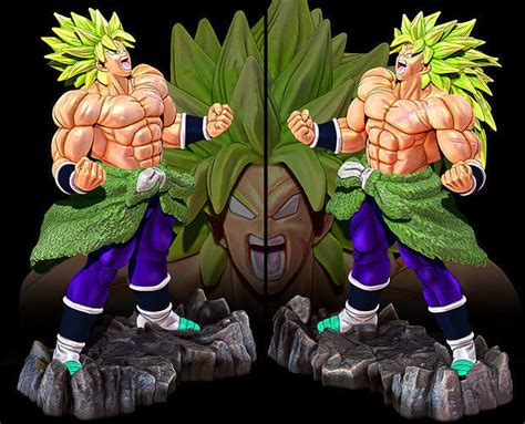 Broly Super Saiyan 3 Dragon Ball Z Figure For 3d Print 3d Model 3d Printable Cgtrader