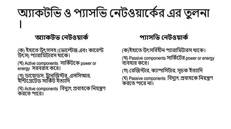 Electrical Network And Network Classification Pptx