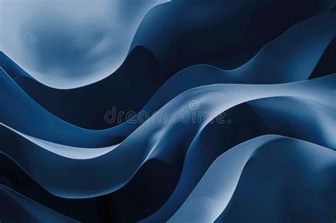 Monochromatic Blue Background With Subtle Abstract Shapes Evoking A