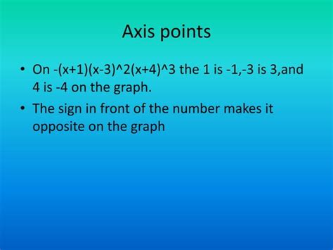 Graphing Polynomials Ppt