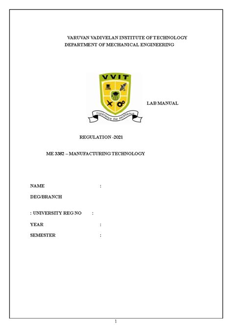 Mt Lab Manual R 21 Lab Question 1 Varuvan Vadivelan Institute Of