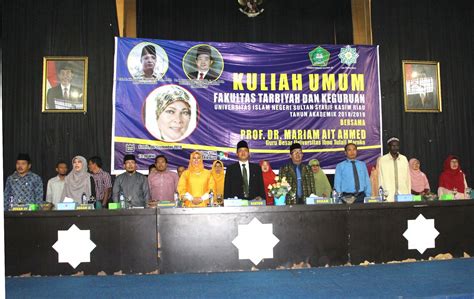 Kuliah Umum Fakultas Tarbiyah Dan Keguruan UIN Suska Riau Universitas