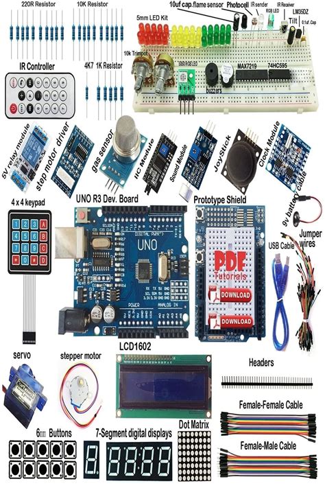 Arduino Uno R3 Klon Ultimate Başlangıç Seti Fiyatları ve Modelleri