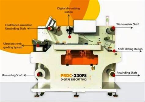Prdc 330 Fs Digital Cnc Roll To Roll Label Cutting Sample Maker Machine
