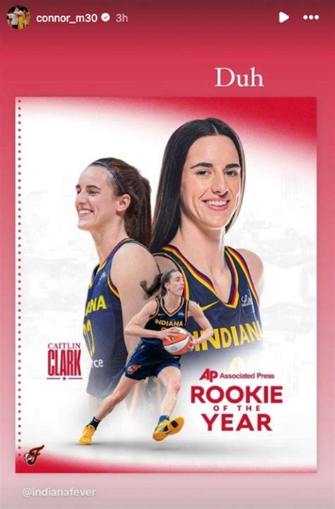 Connor Mccaffery Has The Best Reaction To Gf Caitlin Clark Being Named