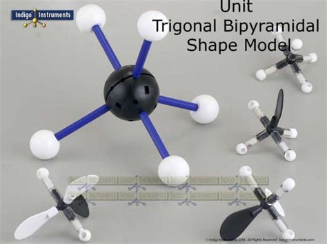 Trigonal Bipyramidal Bond Angle VSEPR Theory Large Model