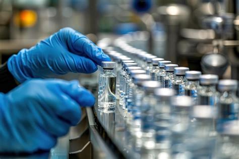 미생물학 실험실 테스트 튜브 프리미엄 벡터