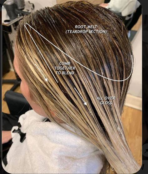 Pin De Cc En Root Shadowing Or Root Melting Técnicas De Color Para