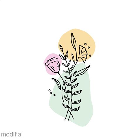 Flower Bouquet Boho Mug Design Mediamodifier
