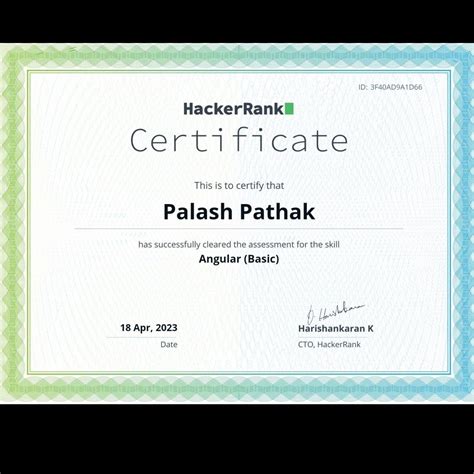 Palash Pathak On Linkedin Hackerrank Angular Angulardeveloper Frontend