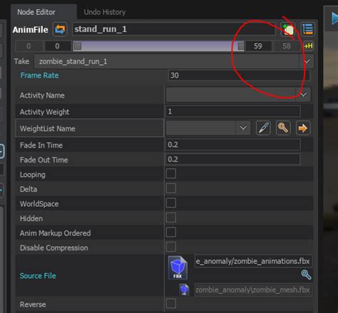 Modeldoc Fbx Animations Are Set To 1 Frame Over The Maximum When Imported · Issue 2132
