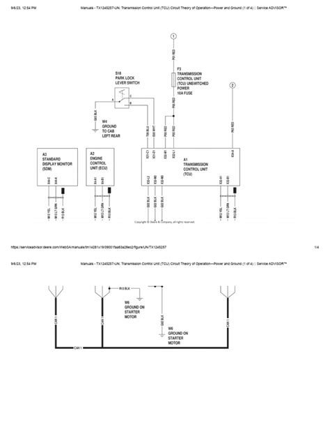 Manuals Tx1245257 Un Transmission Control Unit Tcu Circuit Theory