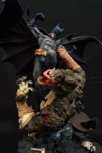 Statue Diorama Batman Vs Killer Croc De Dc Direct Première Version