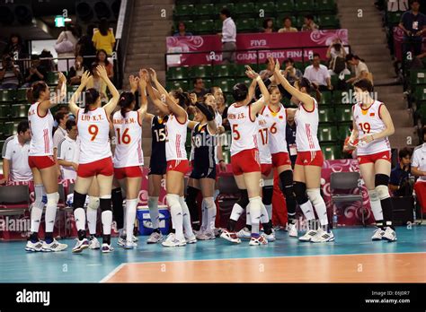 Ariake Coliseum Tokyo Japan 24th Aug 2014 China Women S Volleyball