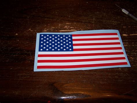 American Flag Vinyl Decal Sticker Vellosvinyl
