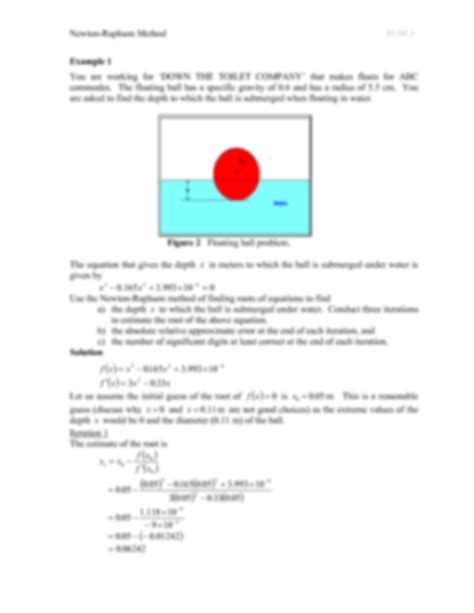 SOLUTION Newton Raphson Method Of Solving A Nonlinear Equation Studypool