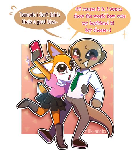 Tsunoda X Komiya By Milk Addicc Bna Brand New Animal Cute Anime