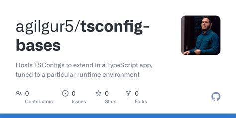 Github Agilgur5 Tsconfig Bases Hosts Tsconfigs To Extend In A