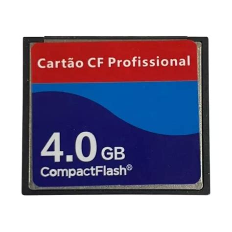 Cartão De Memória Compact Flash 4gb Cf Parcelamento Sem Juros