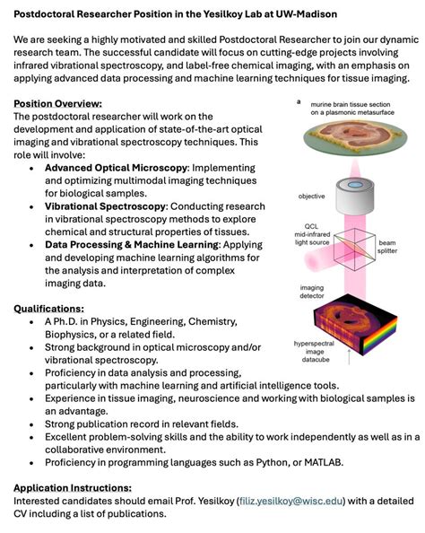 Filiz Yesilkoy On Linkedin We Have An Open Post Doc Position To Work