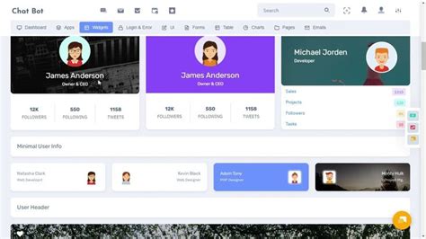 Chat Bot Bootstrap Admin Panel Template With Light Ltr Theme Admin