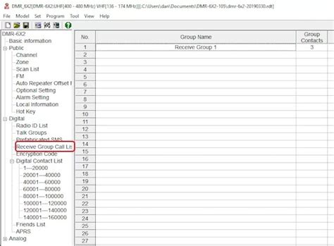 Build A Dmr 6x2 Code Plug A Basic Code Plug For Your Dmr Radio