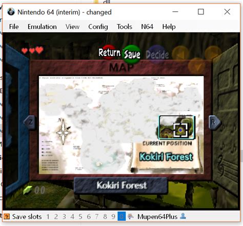 N64 Ocarina Of Time Glitched Subscreen Inventory Issue 1372