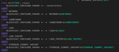Blockscout Container Params Issue Blockscout Blockscout Github