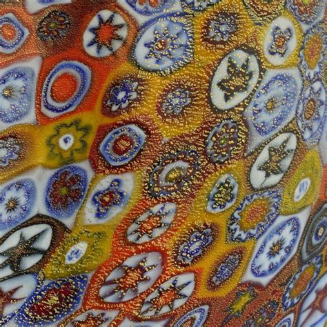 Murano Glass Lighting Murano Glass Pendant Light Millefiori Gold