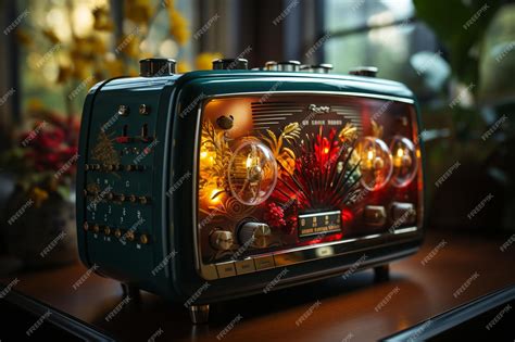 Premium Photo | A retrostyle radio