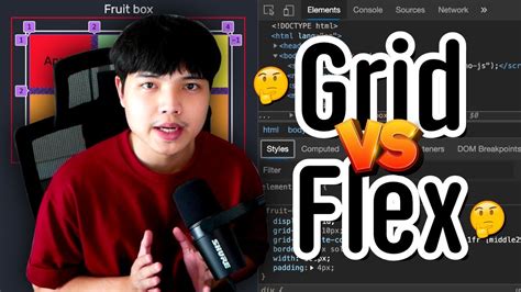 ความแตกต่างระหว่าง grid และ flexbox ใช้อันไหนดี คลิปนี้มีคำตอบ 👨‍💻💯