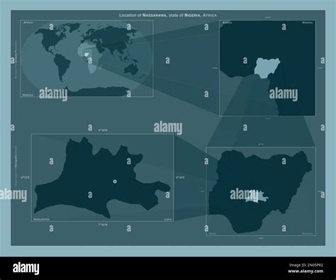 Nassarawa State Of Nigeria Diagram Showing The Location Of The Region
