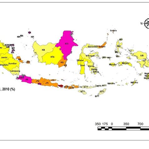 Population Density Indonesia 2010 Personkm 2 Download Scientific