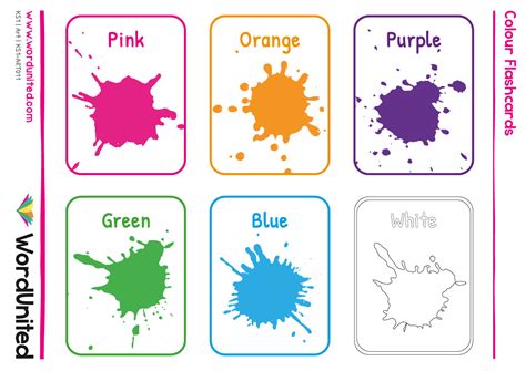 Colour Flashcards Teaching Resources Color Flashcards Flashcards