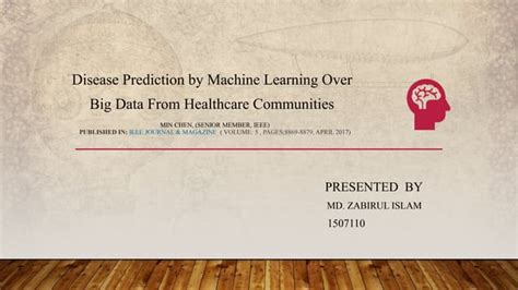 Disease Prediction Using Machine Learning Pptx