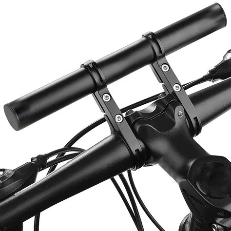 Przedłużenie kierownicy rowerowej uchwyt na rower 20 cm czarny