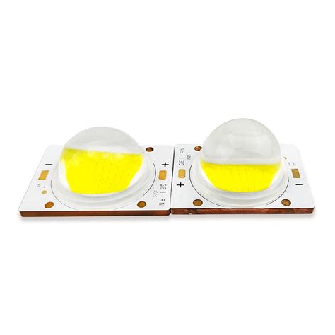Flip Chip Ceramic Base Cob W Cob Led With Lens Getian China Manufacturer Led